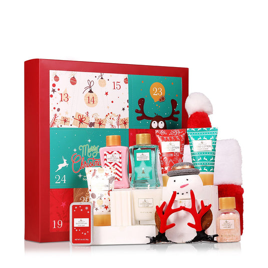 12pcs Christmas Advent Calendar Spa Sets – Body & Earth Inc