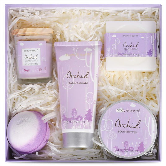 Orchid Bath Gift Set – Body & Earth Inc